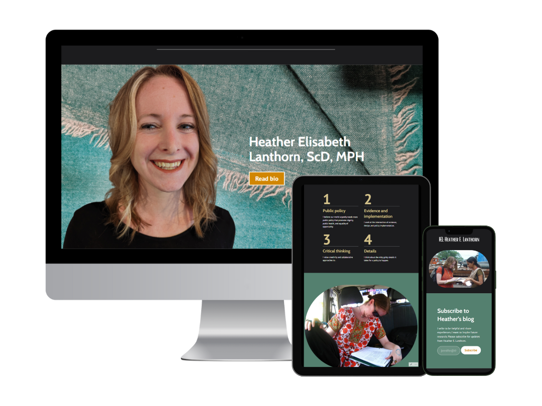 Heather Lanthorn Personal Website